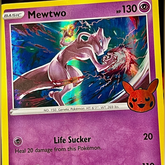 Pokemon | Toys | Pokemon Mewtwo Holo Halloween 222 Mint | Poshmark